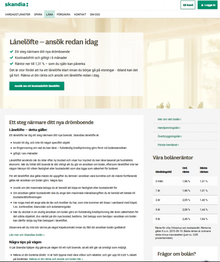 Skandiabanken bolån ränta - förhandla bra villkor - BOLÅN.NU
